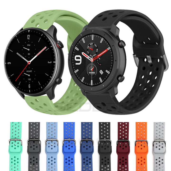 Silicone Strap 22mm For Smart Watch Xiaomi Huami Amazfit GTR 3/3Pro ...
