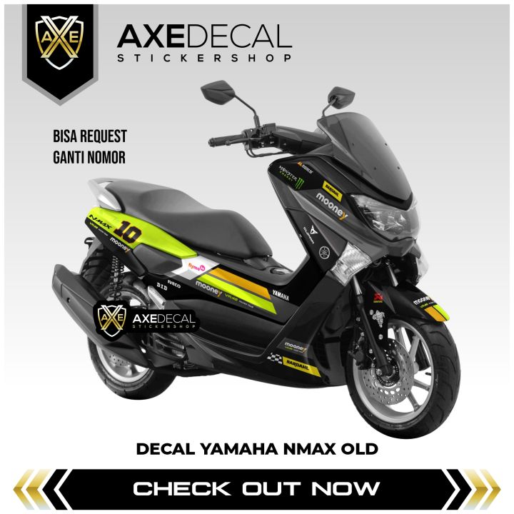 Decal Yamaha Nmax Old Mooney VR 46 Full Body / Stiker Motor Nmax Lama ...