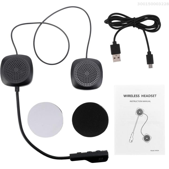 Motorcycle Helmet BT Headset, Hands-Free BT 5.0 Motorcycle Headset with ...
