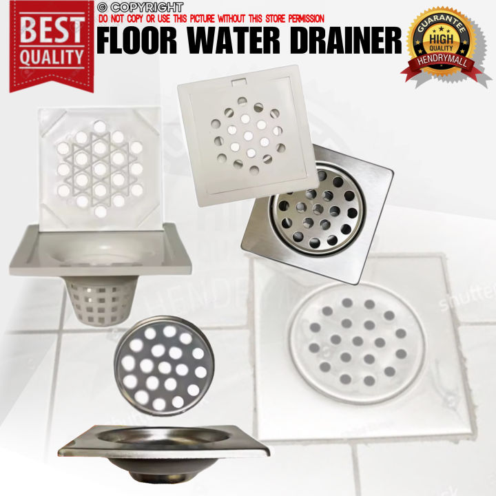 Standard Stainless Steel / PVC Floor Drainer Strainer Multi-purpose Use ...