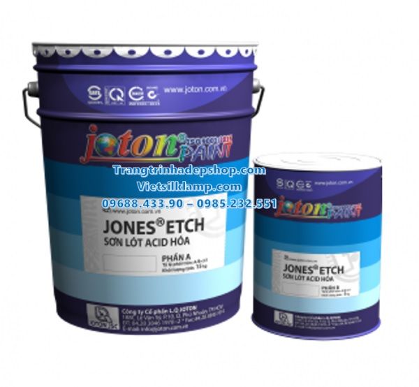 Sơn lót chống rỉ 2 thành phần - Sơn Epoxy JOTON JONES ETCH (20kg) | Lazada.vn