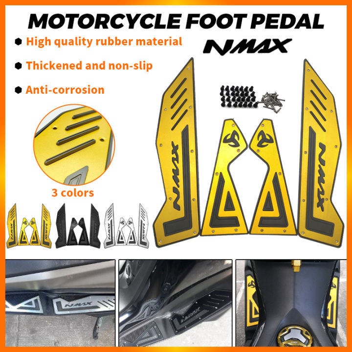E&M Yamaha NMAX V1 Matting Footboard with Carbon Complete Bolts And ...