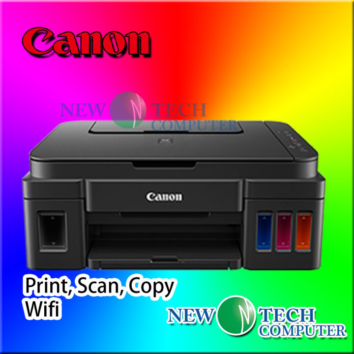 CANON G3000 Refillable Ink Tank Wireless All-In-One for High Volume ...