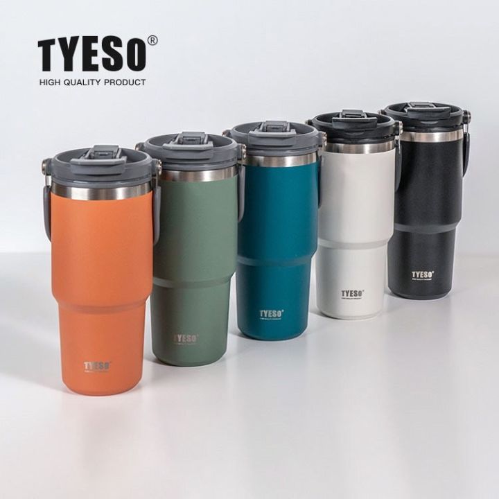 ( TYESO รุ่นใหม่2022 )แก้วเก็บอุณหภูมิร้อน/เย็น TYESO มี5ขนาด 8สี (ส่ง ...