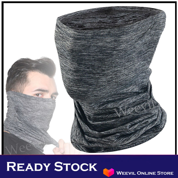 Face Scarf Neck Gaiter Tube Head Scarf Half Face Mask Cover Motorcycle ...