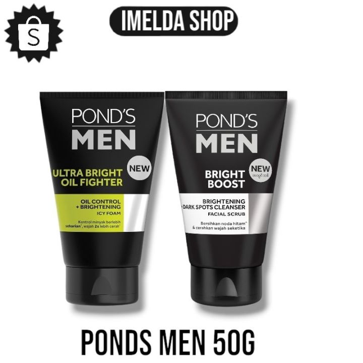 Ponds Men Ultra Bright Oil Fighter Facial Foam 50ml | Lazada Indonesia