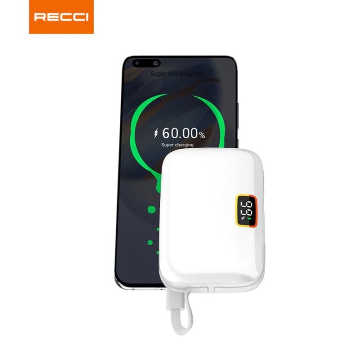 RECCI GENIUS RPB-P33 FAST CHARGING POWERBANK PD20W 10000mAh | Lazada