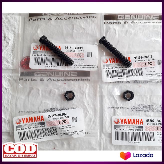 BAUT DAN MUR SETELAN RANTAI RX KING ORIGINAL YGP/BAUT MUR STELAN RANTE ...