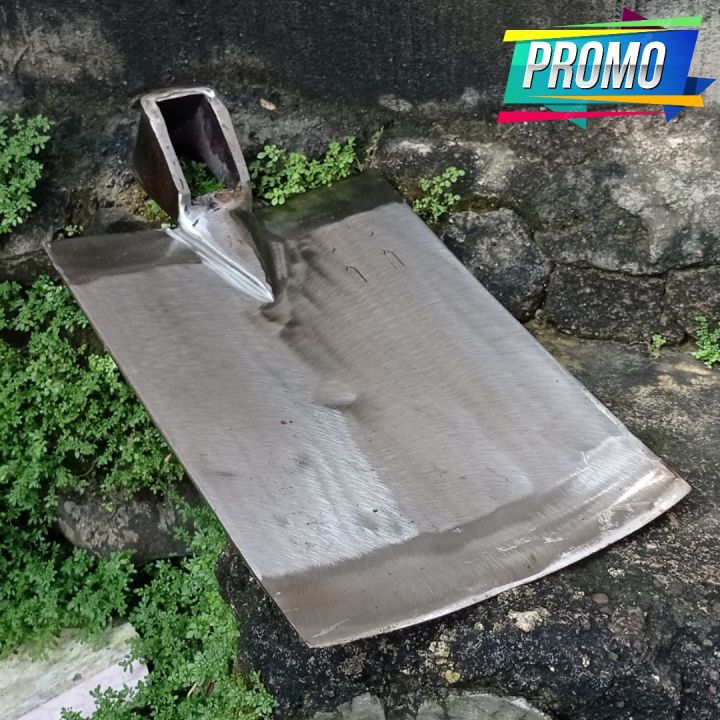 Cangkul tanah baja asli super tajam-cangkul pacul tebal anti gompa ...