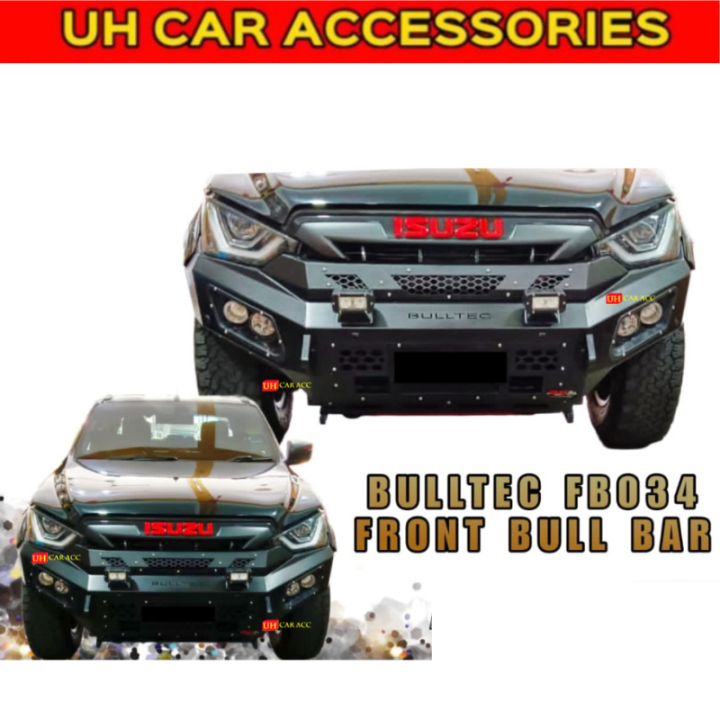 TOYOTA HILUX REVO ROCCO ROGUE BULLTEC FB034 FRONT BUMPER BULL BAR | Lazada