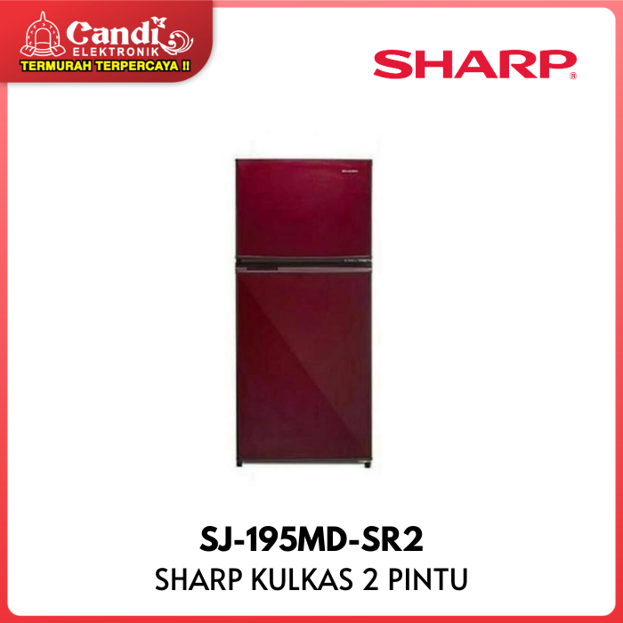 SHARP Kulkas 2 Pintu Kapasitas 172 Liter SJ-195MD-SR2 | Lazada Indonesia