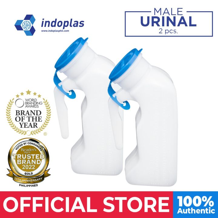Indoplas Male Urinal 1000ml - 2's | Lazada PH
