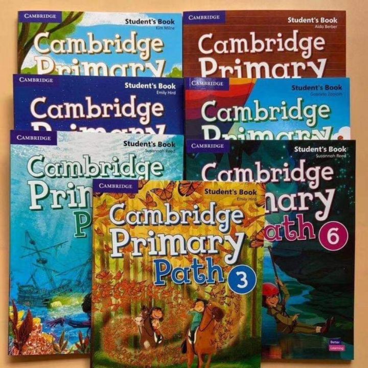 UK Cambridge Primary Path Foundation, Level 1 to 6 Student's Book with Creative Journal 14 books ...