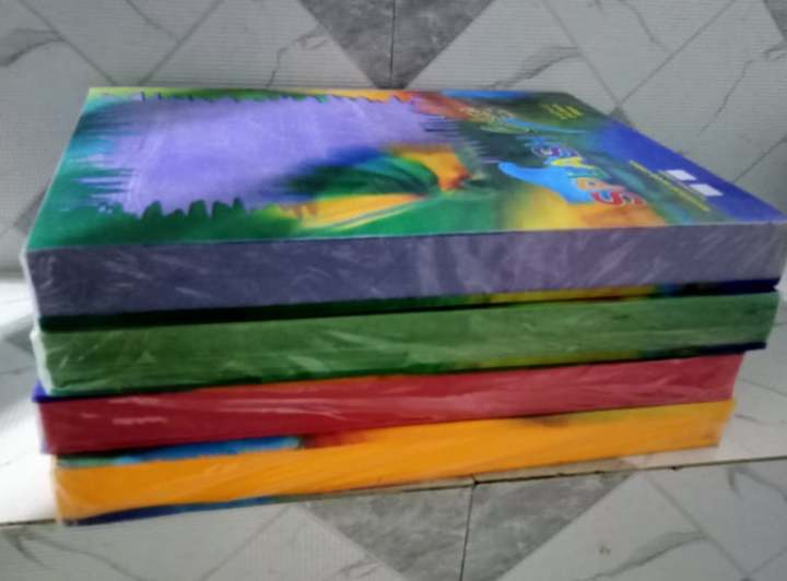 SPLASH Colored Paper 250 sheets (SHORT SIZE ) (assorted,red.yellow ...