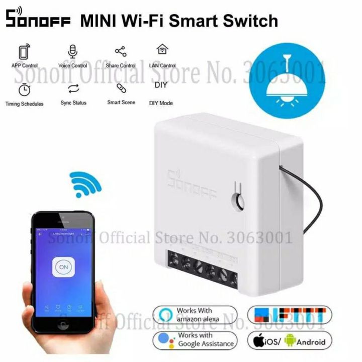 SONOFF Mini 2 Way Wifi Wireless Switch IoT Smart Home Automation ...