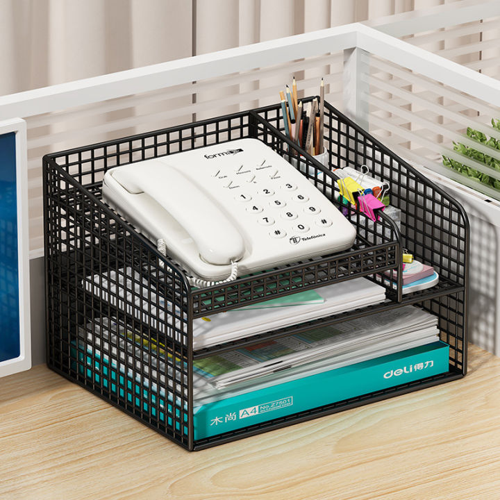 ephone Storage Rack Desk Station Bracket Desktop Organizer Artifact ...