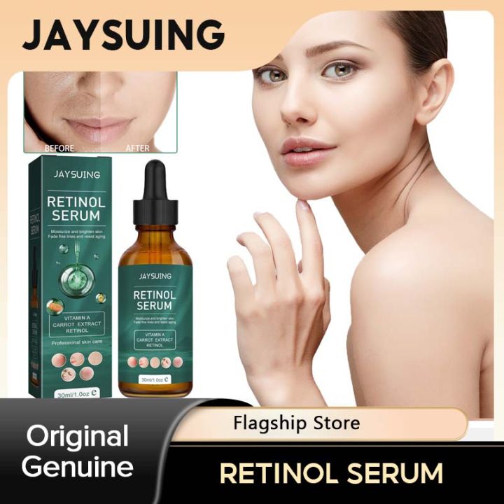 Jaysuing Retinol Serum เรตินอลเซรั่ม รูขุมขนหดตัว ปรับปรุงริ้วรอย ผิวหน้ากระจ่างใส กระชับ และ ...