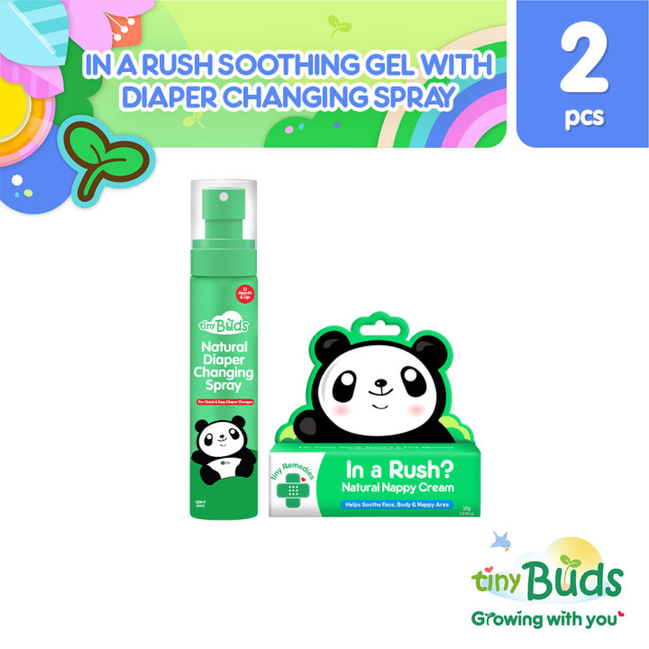 Tiny Buds In a Rush - Diaper Rash Cream(20g) with Quick & Easy Natural ...