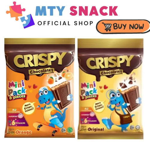 [MTY] Crispy Rice Crispy Chocolate Bar Mini Pack 11gm*6s (Travel Pack ...