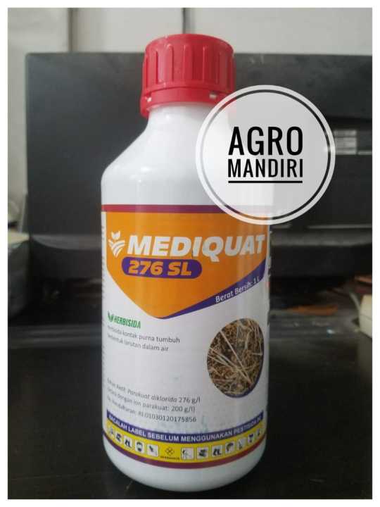 Mediquat 276SL 1 liter Herbisida Racun Kontak Gulma Alang Alang Rumput ...