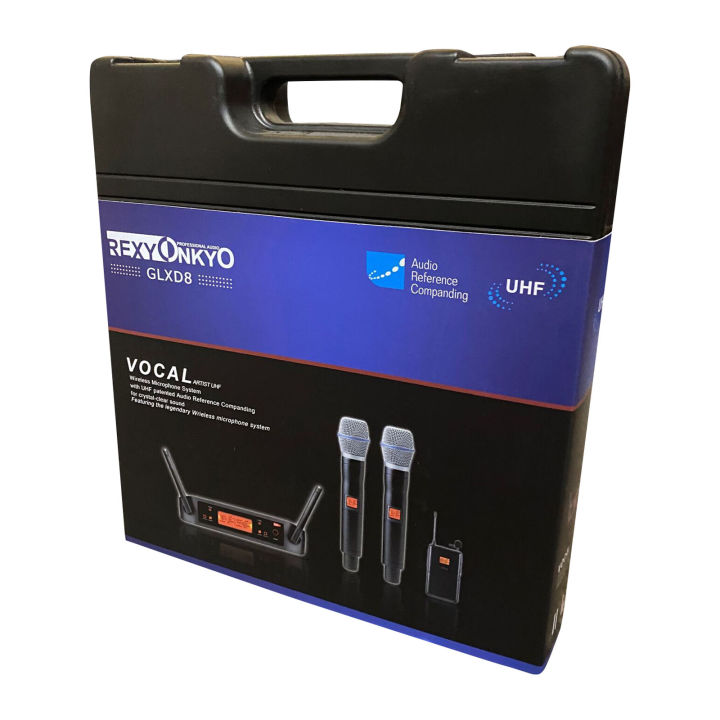 [Sigma Audio] REXYONKYO GLXD8 WIRELESS MICROPHONE SYSTEM | Lazada Singapore