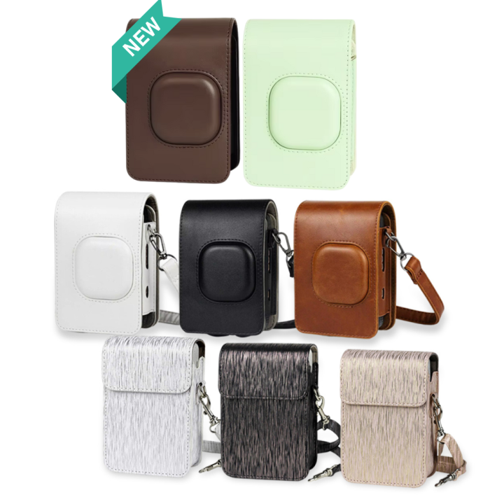 Pikxi Fujifilm Instax Mini LiPlay Instant Camera Leather Sling Bag ...