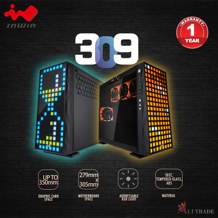 InWin 309 Mid Tower ATX Chassis | Lazada