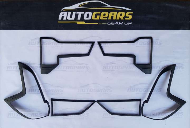 Mitsubishi Xpander (2023 - 2025) Matte Black Garnish Set | Lazada PH