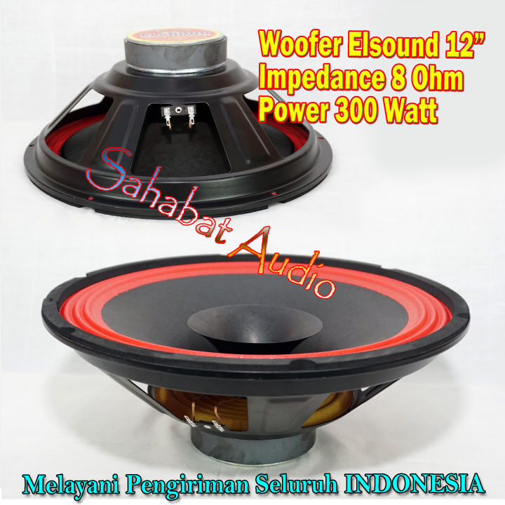 Woofer 12" Elsound FULLRANGE / Speaker Bass 12 in / Speaker 12 Inch ...
