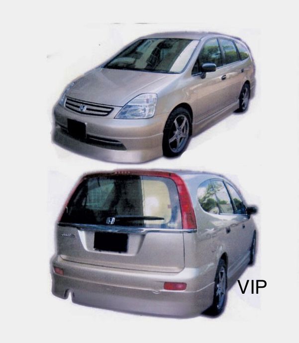 Honda stream 2001 2002 2003 VIP Style bodykit body kit front side rear ...