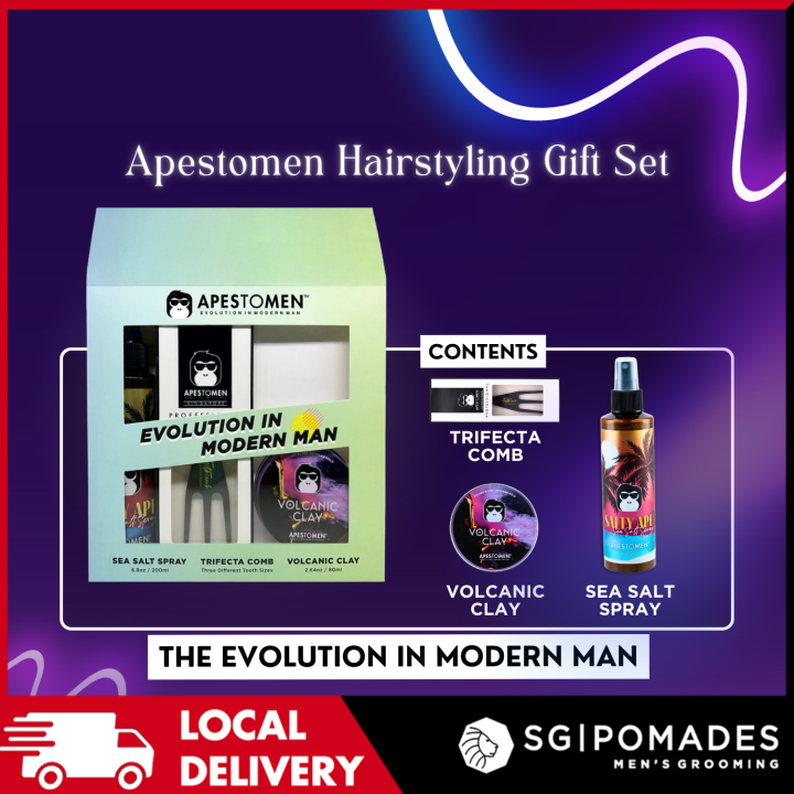 Apestomen Evolution In Modern Man Hairstyling Gift Set-SGPOMADES ...
