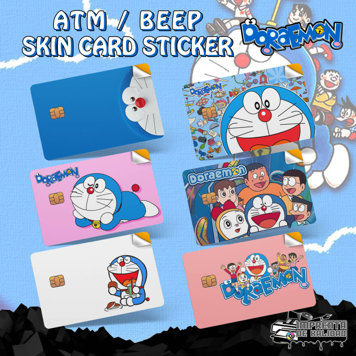 Doraemon Skin Card Sticker Vinyl Debit/ATM/beep card sticker skin ...