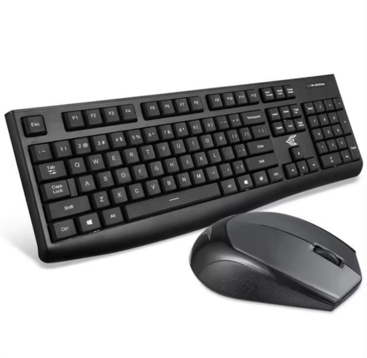 สินค้าขายดีมาแรง Keyboard And Mouse Wireless คีย์บอร์ดและเม้าส์ไร้สาย