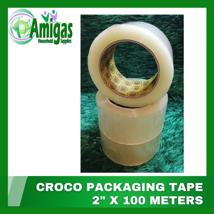 CROCO PACKAGING TAPE 2" x 100 Meters | Lazada PH
