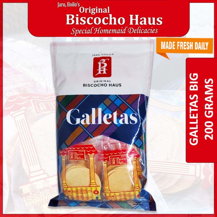 1 Pack Galletas Big 200 grams Iloilo Biscocho Haus Pasalubong Ilonggo ...