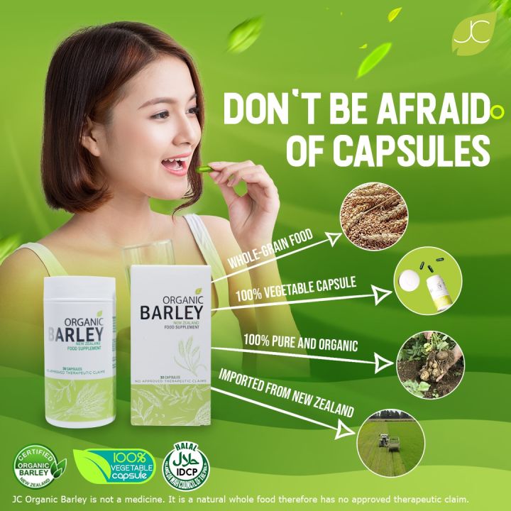 JC Organic Barley Capsule Antioxidant 1 BOX 30CAPS | Lazada PH
