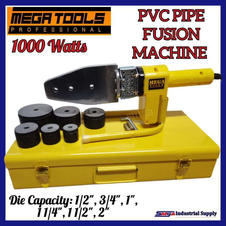Mega Tools PVC PPR Pipe Fusion Machine MTM02FM (1/2" 3/4" 1", 1-1/4" 1 ...