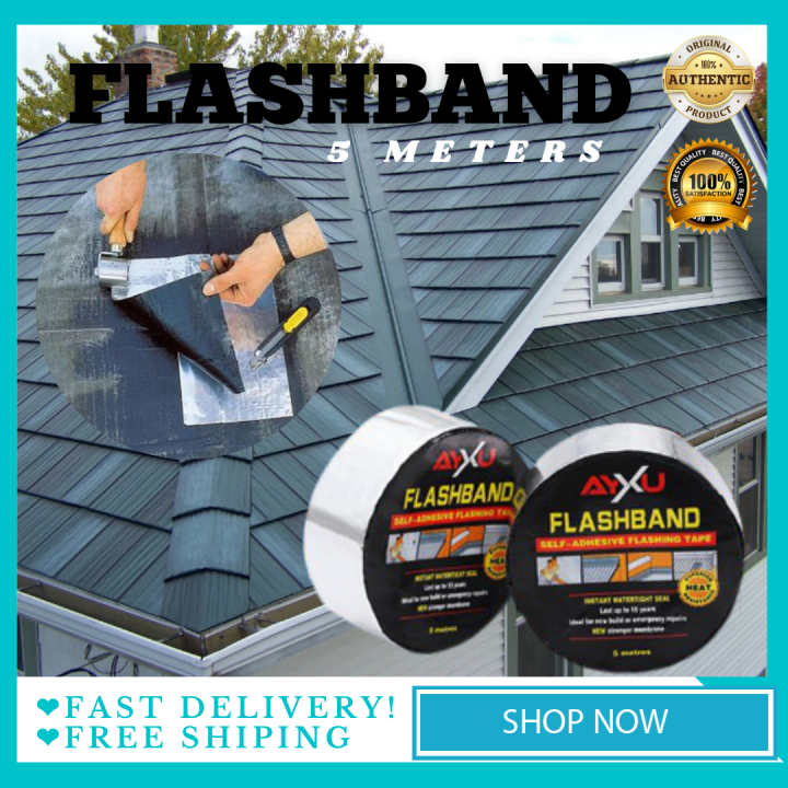 ORIGINAL AYXU 5M FLASHBAND TAPE FOR ROOF AND LEAK REPAIR - ALUMINUM ...