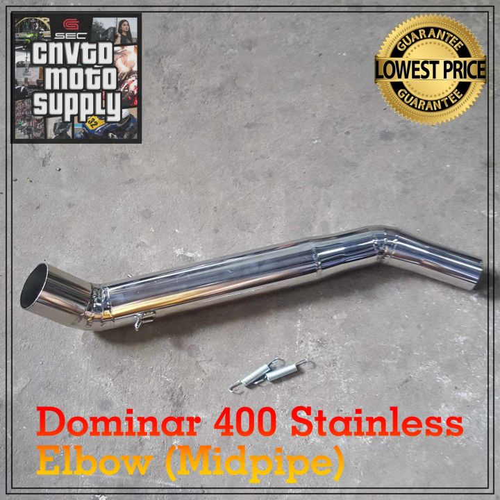 Elbow dominar 400 Mid pipe stainless | Lazada PH