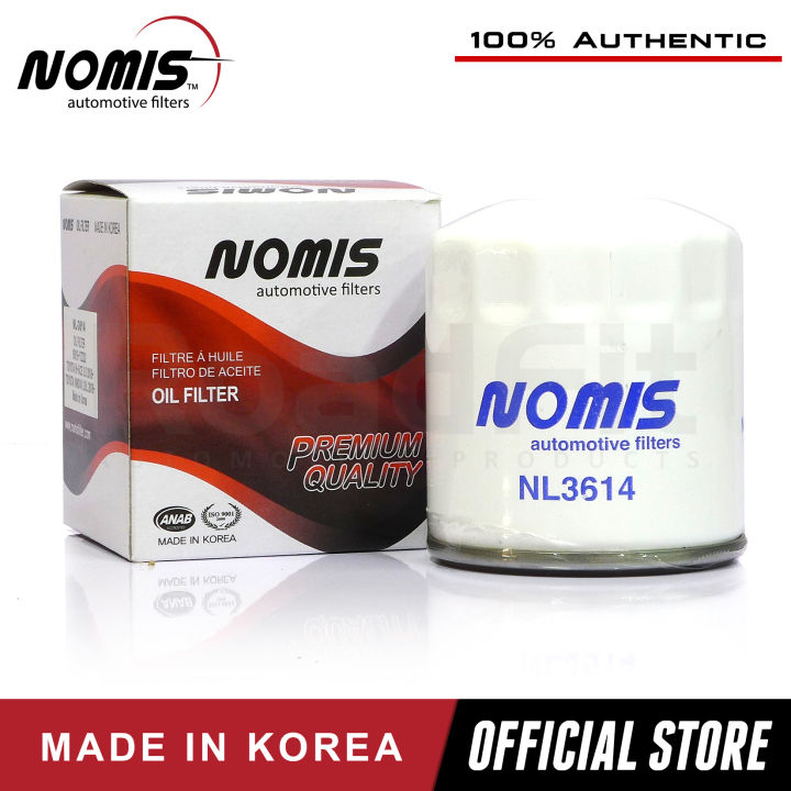 RoadFit Nomis Oil Filter NL-3614 for Toyota Hiace Super Grandia 1KD-FTV ...