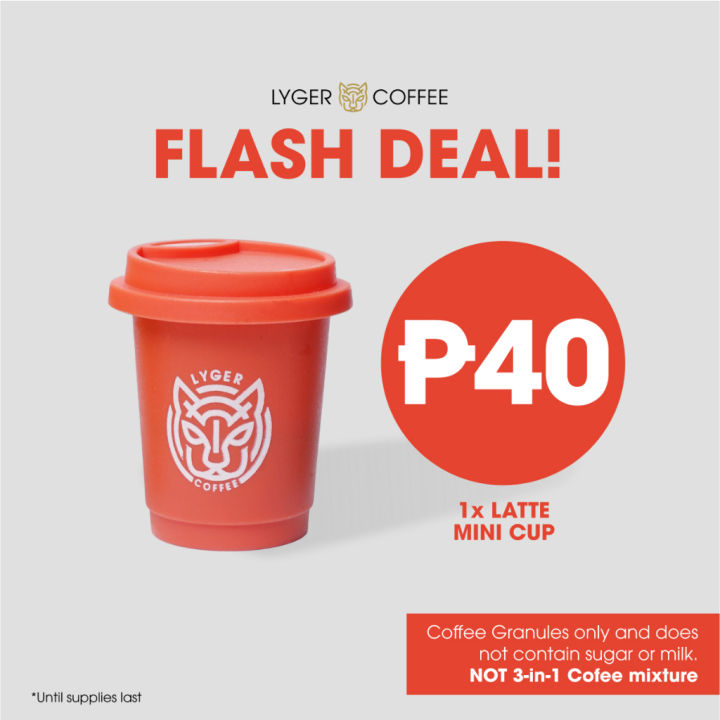 Lyger Crystallized Premium Coffee - Latte (1 Mini Cup) | Lazada PH