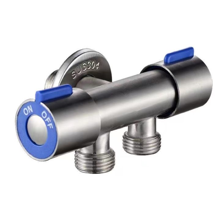 304 Angle Valve heavy duty two way Suitable for Connecting Bidet Toilet ...