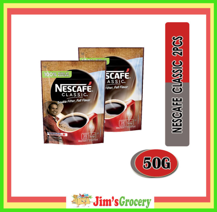 JIMS NESCAFE CLASSIC INSTANT COFFEE 46G (BUNDLE BY 2pcs) | Lazada PH