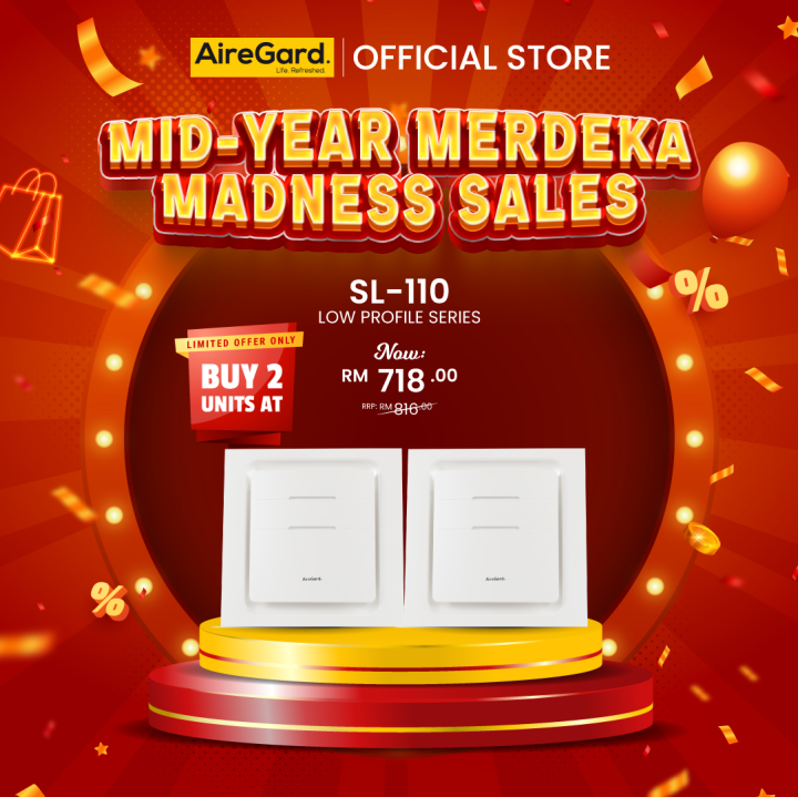 AireGard SL-110 Low Profile Series Air Ventilator | Lazada