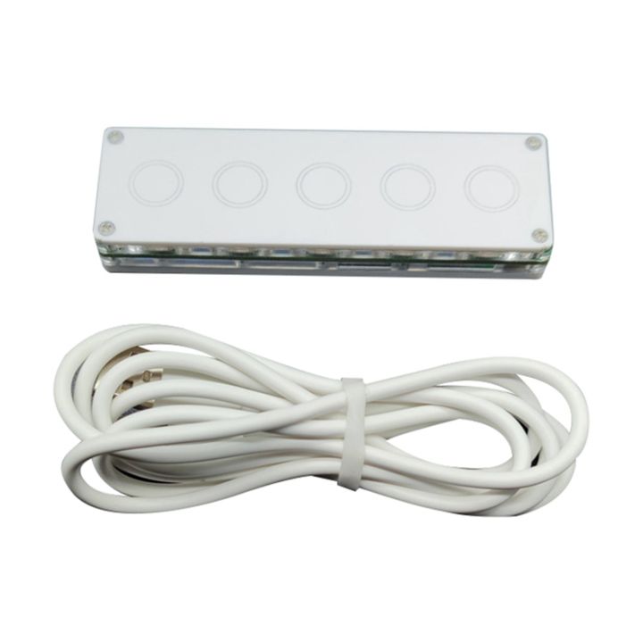 Customized Keyboard 5 Key Programmable Keyboard Rgb Silent Touch Volume