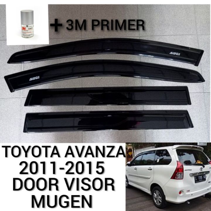 TOYOTA AVANZA 2011-2015 Door Visor Air Press Window Mugen Style Acrylic ...