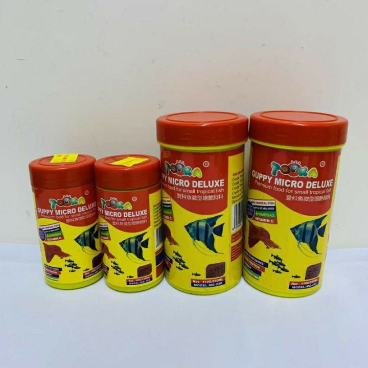 TOPKA Guppy Micro Deluxe Fish Food 45g/110g | Lazada
