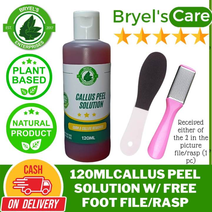 Bryel's Care - 120ml Callus Remover Solution set - ALL NATURAL - Skin ...