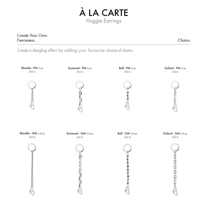 ake ake Basic A La Carte Huggie - ต่างหูห่วงเงินแท้ 925 ลายเรียบๆ ...