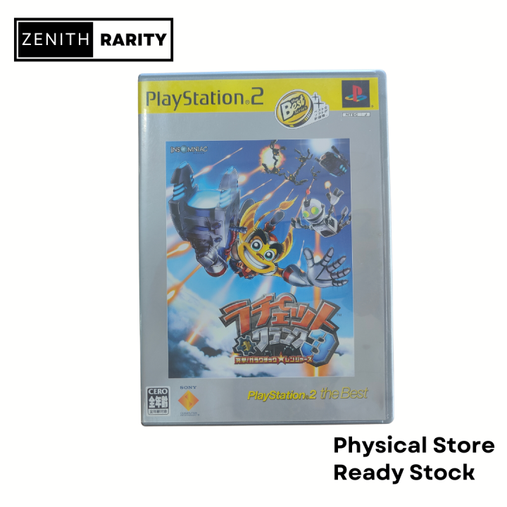 Zenith Rarity Sony Playstation 2 PS2 game Ratchet and Clank 3 | Lazada